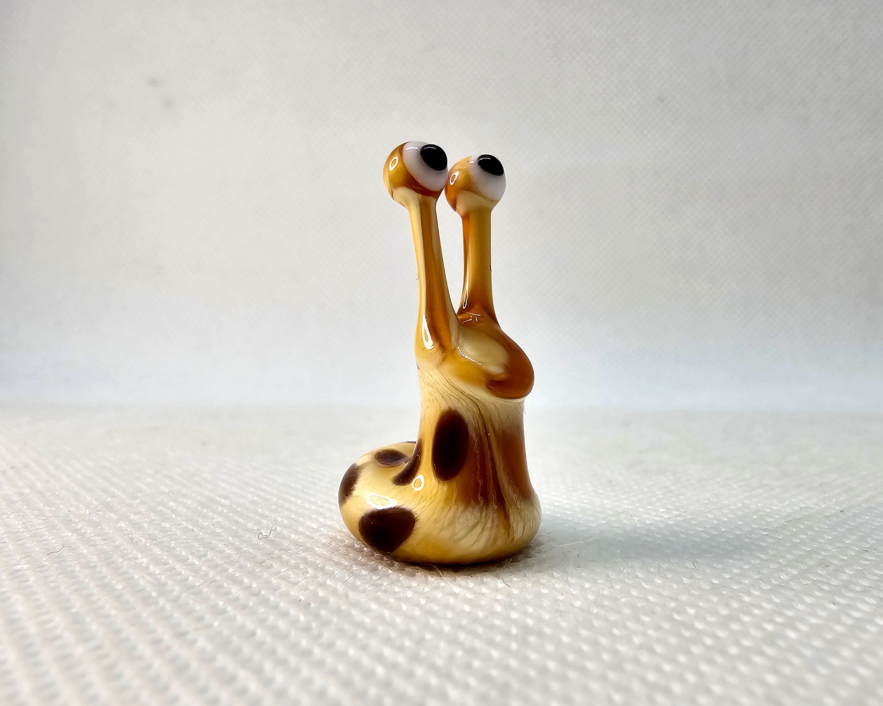 Miniature Crazy Slug, Blown Glass Slug, Art Glass, Glass Slug Miniature ...
