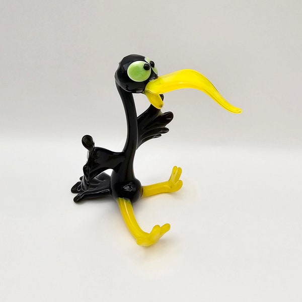 Crow Figurine - Etsy