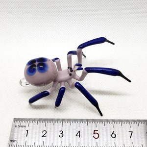 Hanging Glass Spider, Handcrafted Glass Animal, Figurine Blown Glass ...