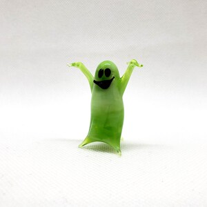 Glass Ghost Figurine, Figurine Ghost, Little Glass Ghost, Miniature ...