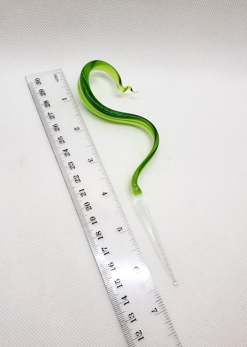 Large Glass Plant, Glass Flower, Glass Garden Art, Blown Garden, Glass ...