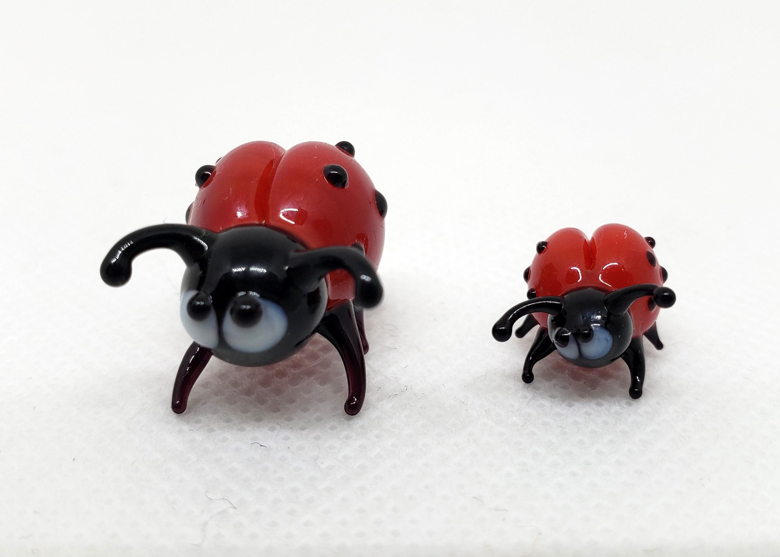 Super Mini Glass Figurines Set of 2 Pcs Glass miniature | Etsy