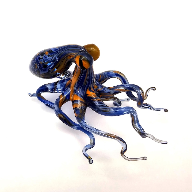 Blown Glass Octopus - Etsy