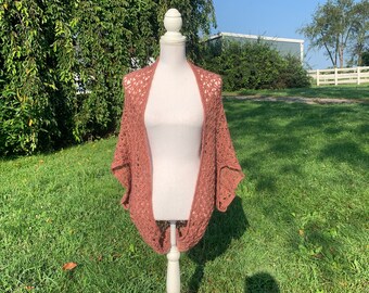 Pink Crochet Jacket | Etsy