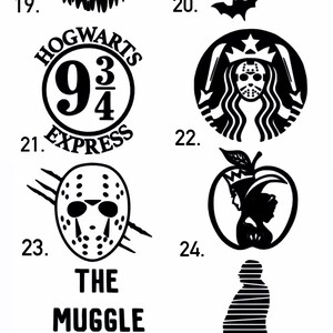 Horror Movie Halloween Decal (catalog 2) - Etsy