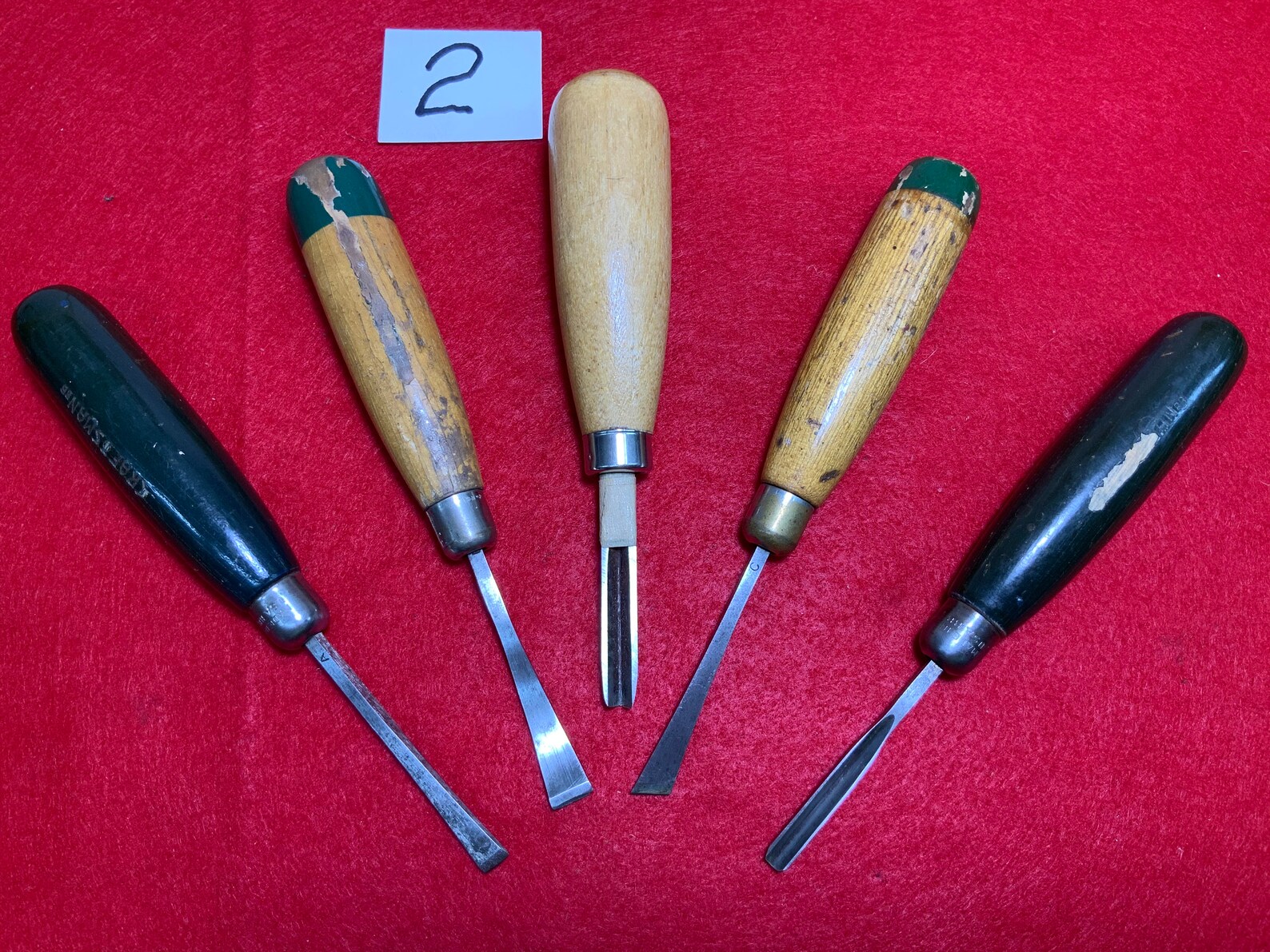 Set of Wood Carving Chisels Millers Falls Craftsman | Etsy