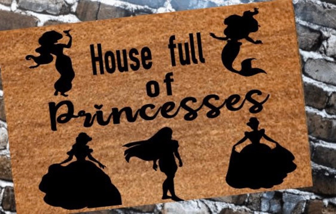 Original Princess Mat Outdoor Door Mat Princesses Door Mat - Etsy