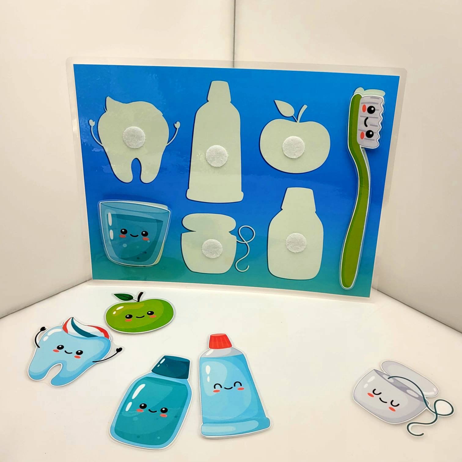 Matching Card Game Dental Health - Etsy