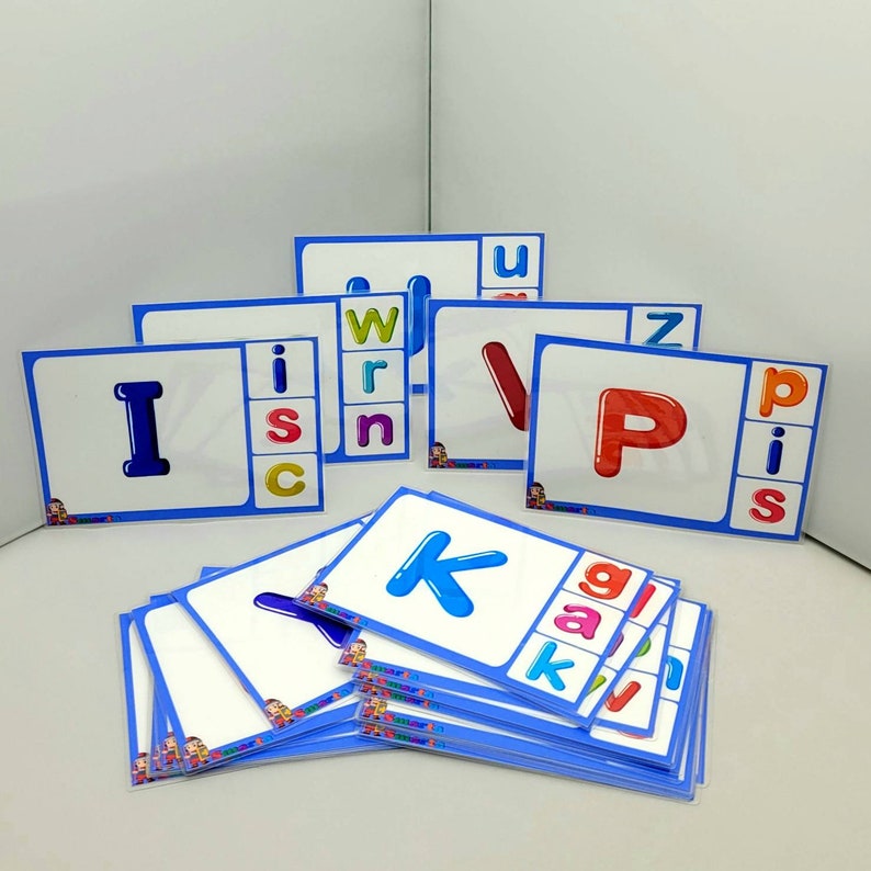 Preschool Curriculum Educational Cards Alphabet - Etsy