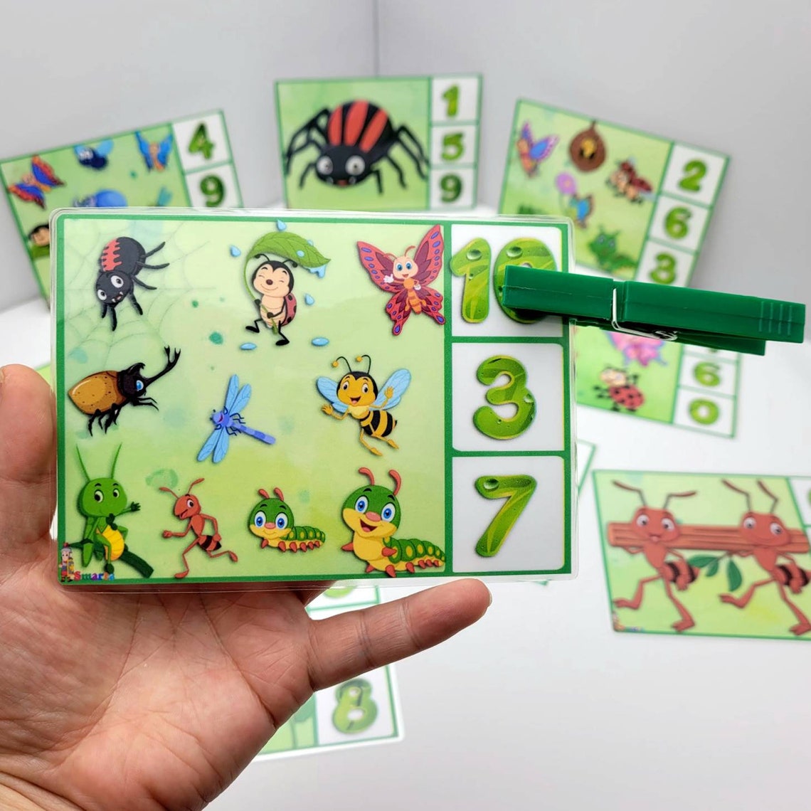 Preschool Math Math Cards Printable - Etsy