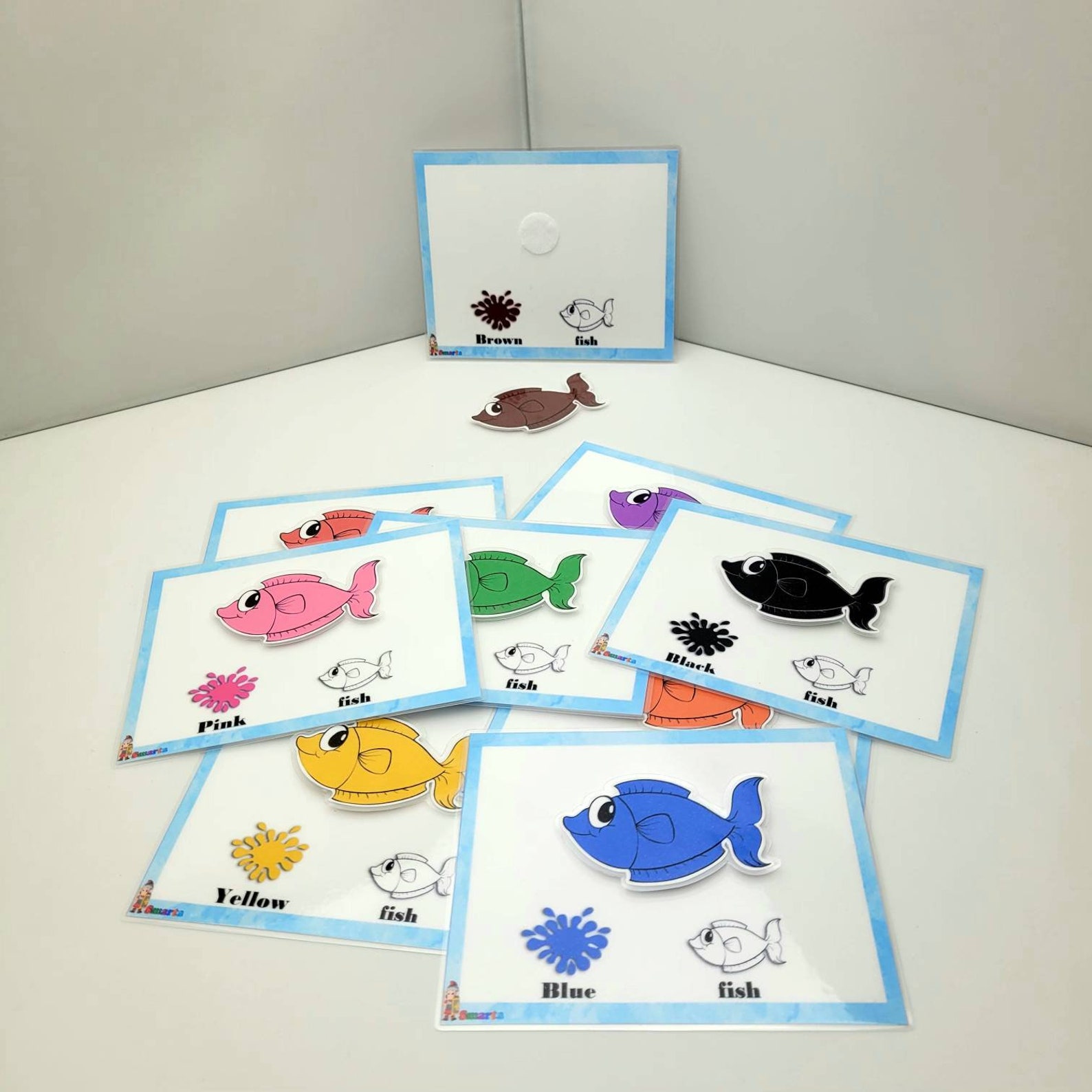 Matching Card Game, Learn Colors Activities - Etsy