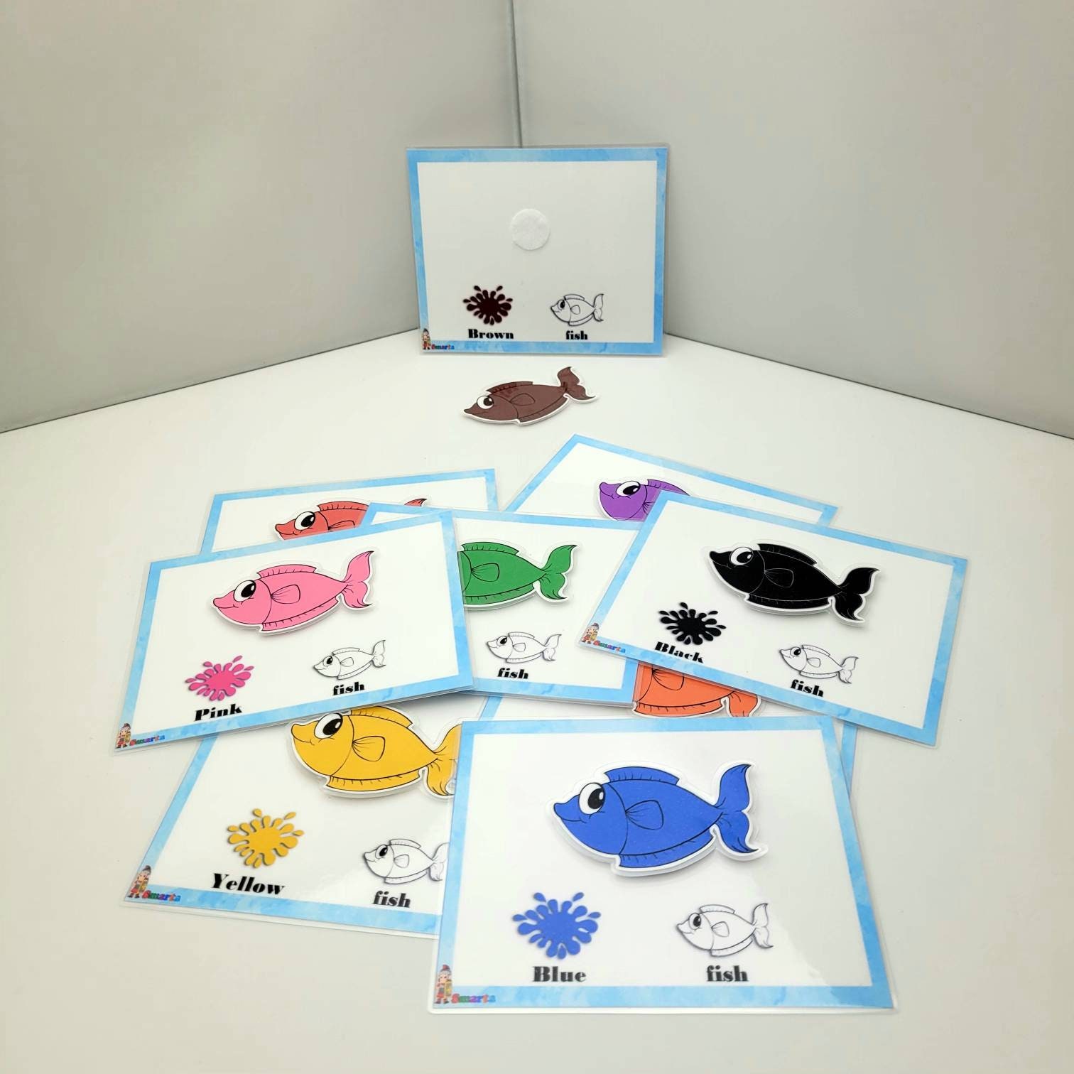 Matching Card Game, Learn Colors Activities - Etsy