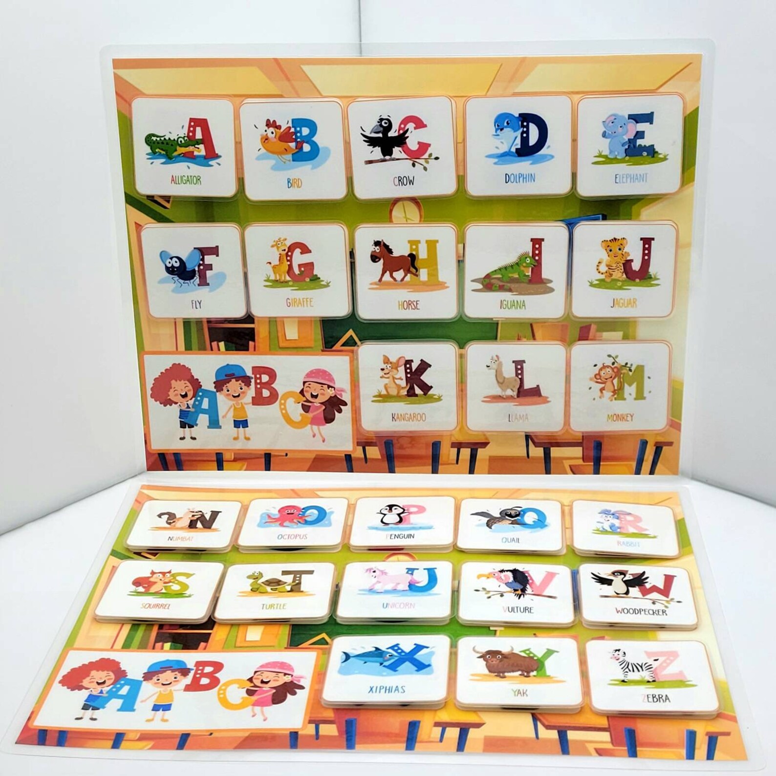 Preschool Alphabet Matching Card Game Alphabet - Etsy