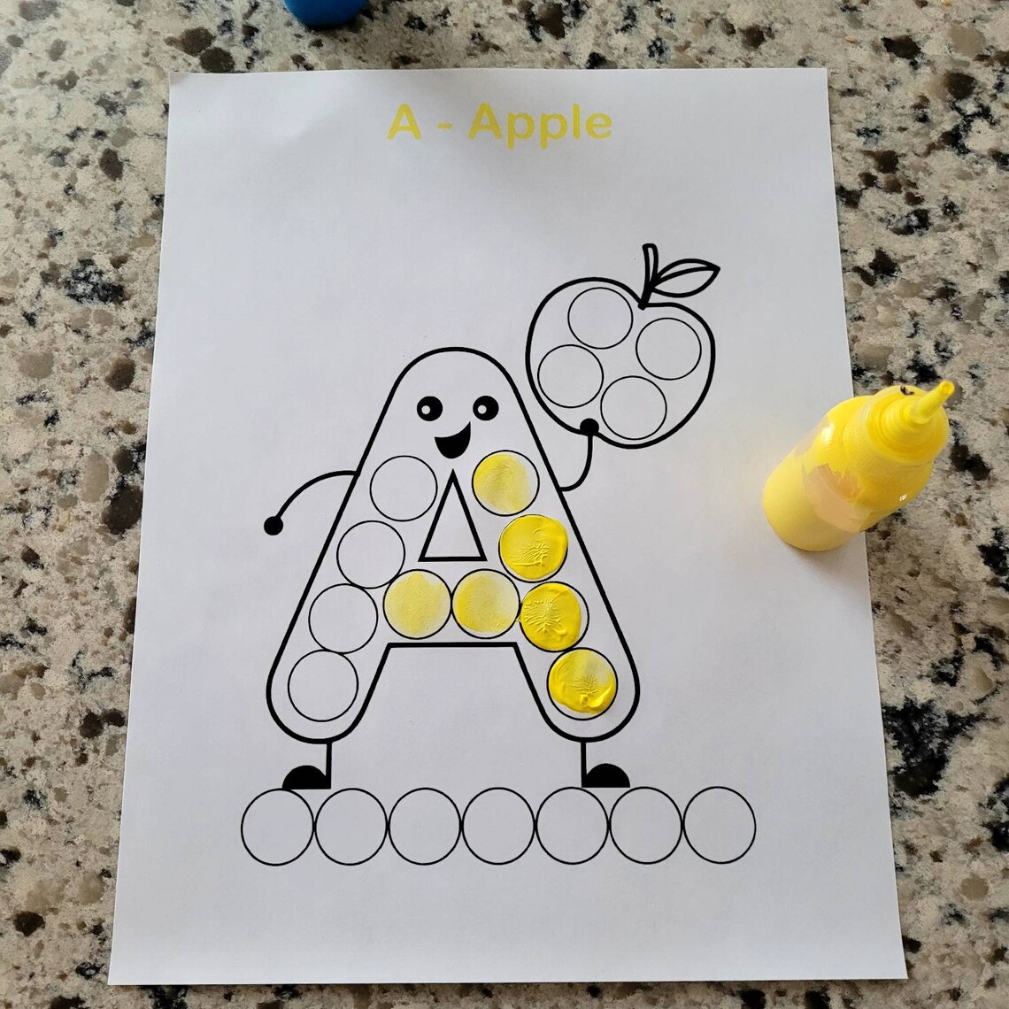 Preschool Alphabet Dot to Dot Alphabet Activity - Etsy