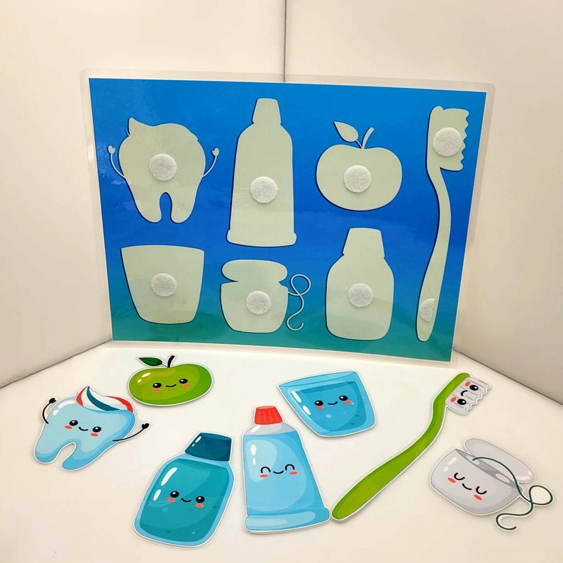 Dental Health Matching Game | Hygiene Printable Cards (digital Download ...