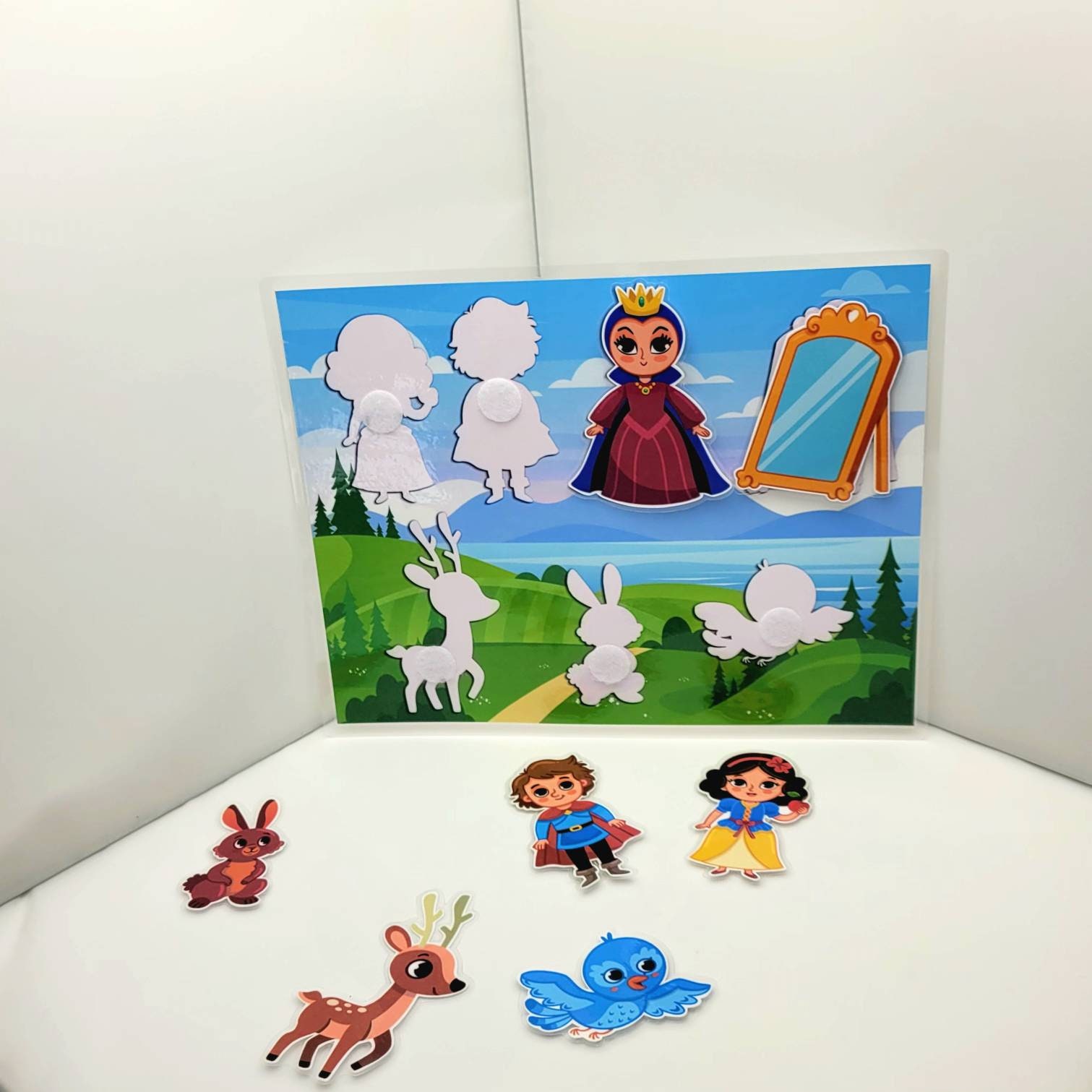 Matching Card Game, Kids Speech Activity, SLP Materials, Snow White ...