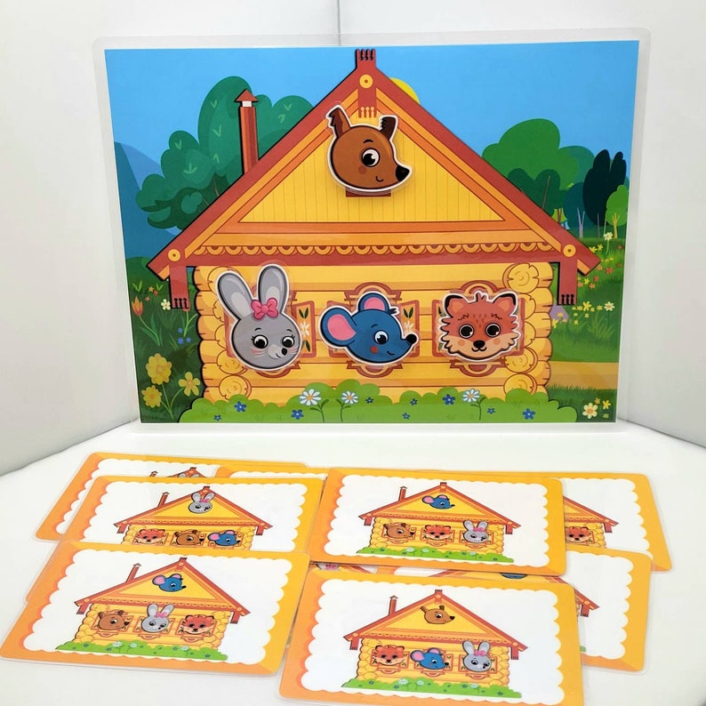 Preschool Education Pattern Matching Card Game | Etsy