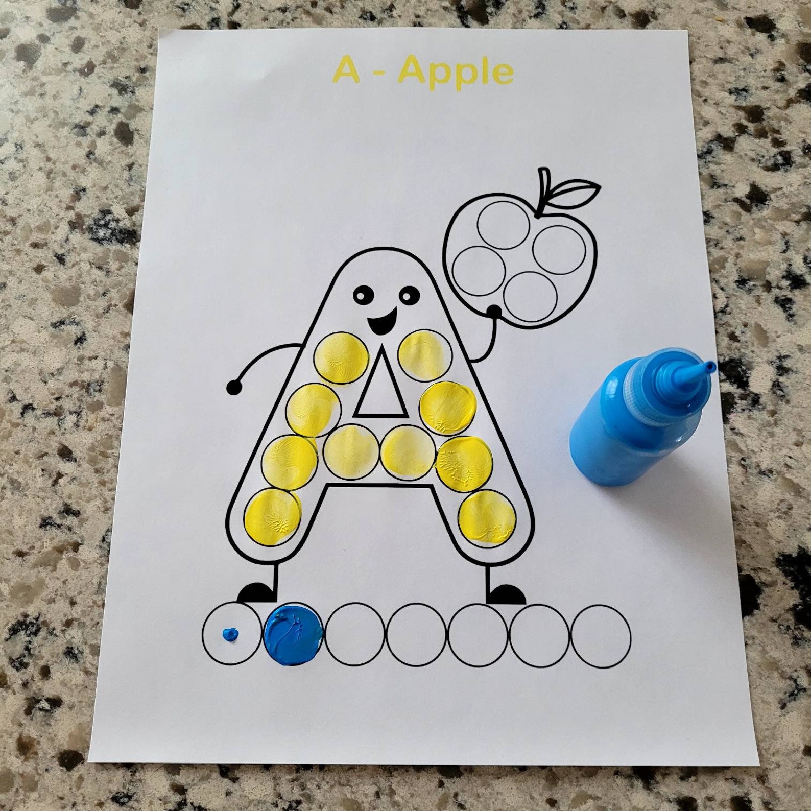 Preschool Alphabet Dot to Dot Alphabet Activity - Etsy