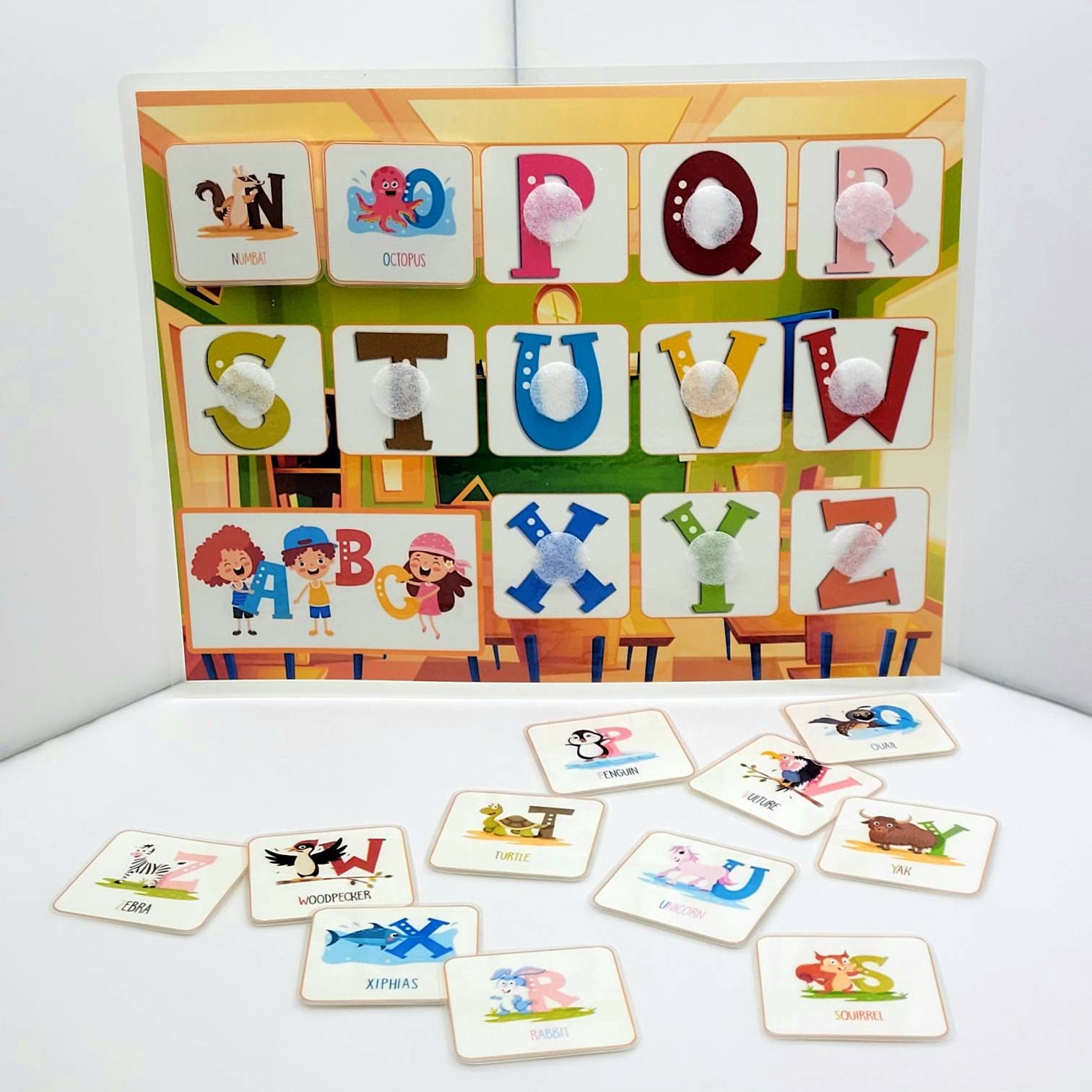 Preschool Alphabet Matching Card Game Alphabet | Etsy