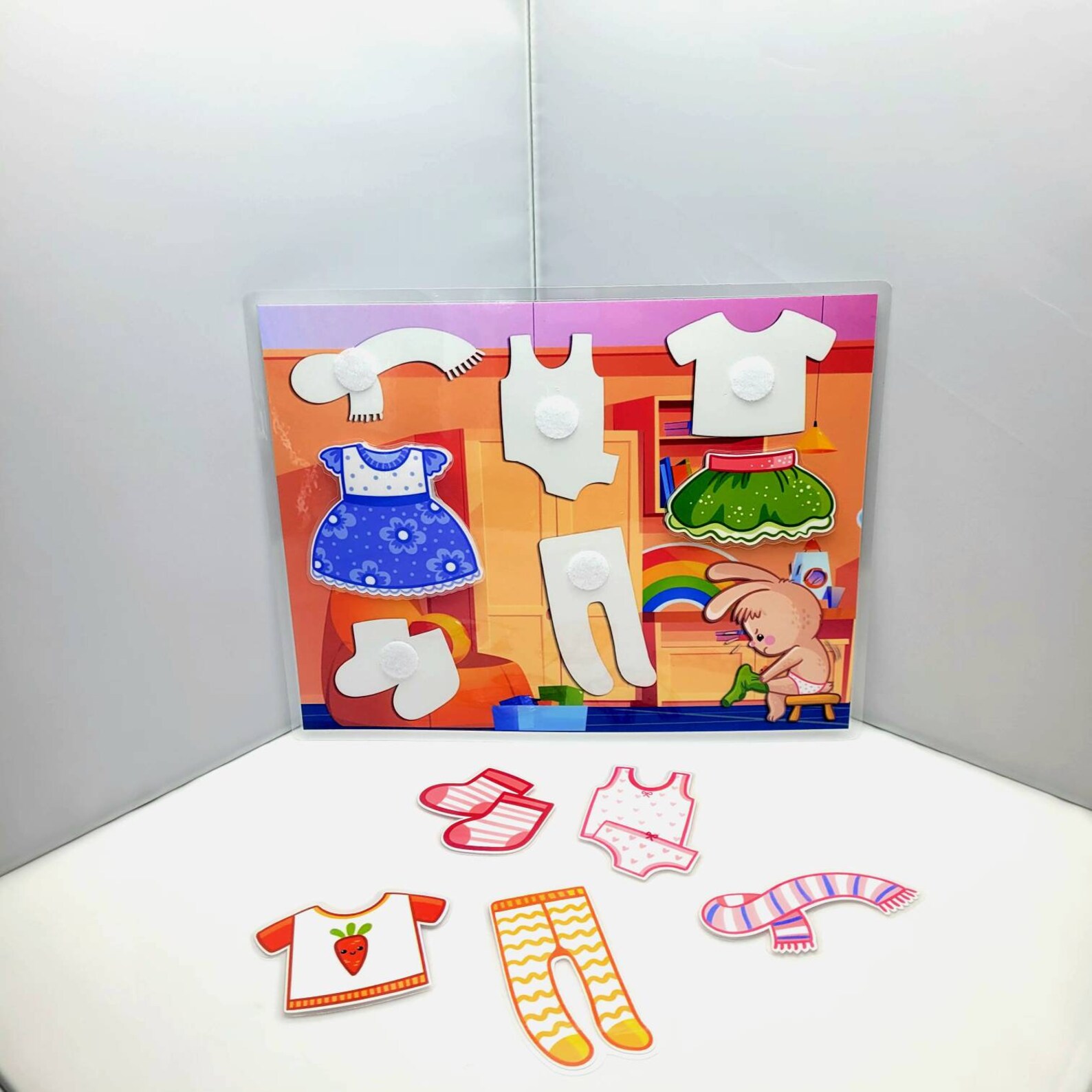 Preschool Curriculum, Matching Card Game, Learn Clothes - Etsy