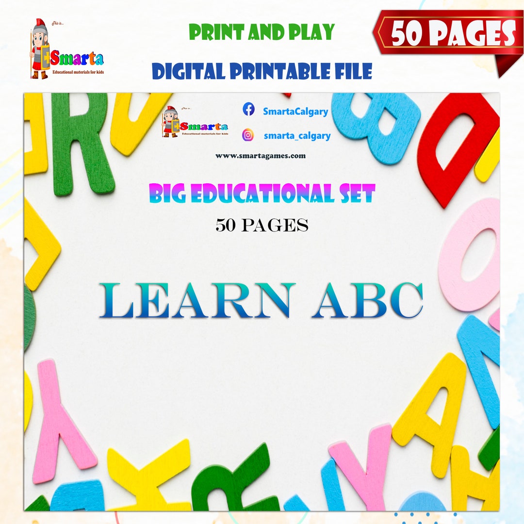 Preschool Worksheets, Preschool Curriculum Alphabet - Etsy