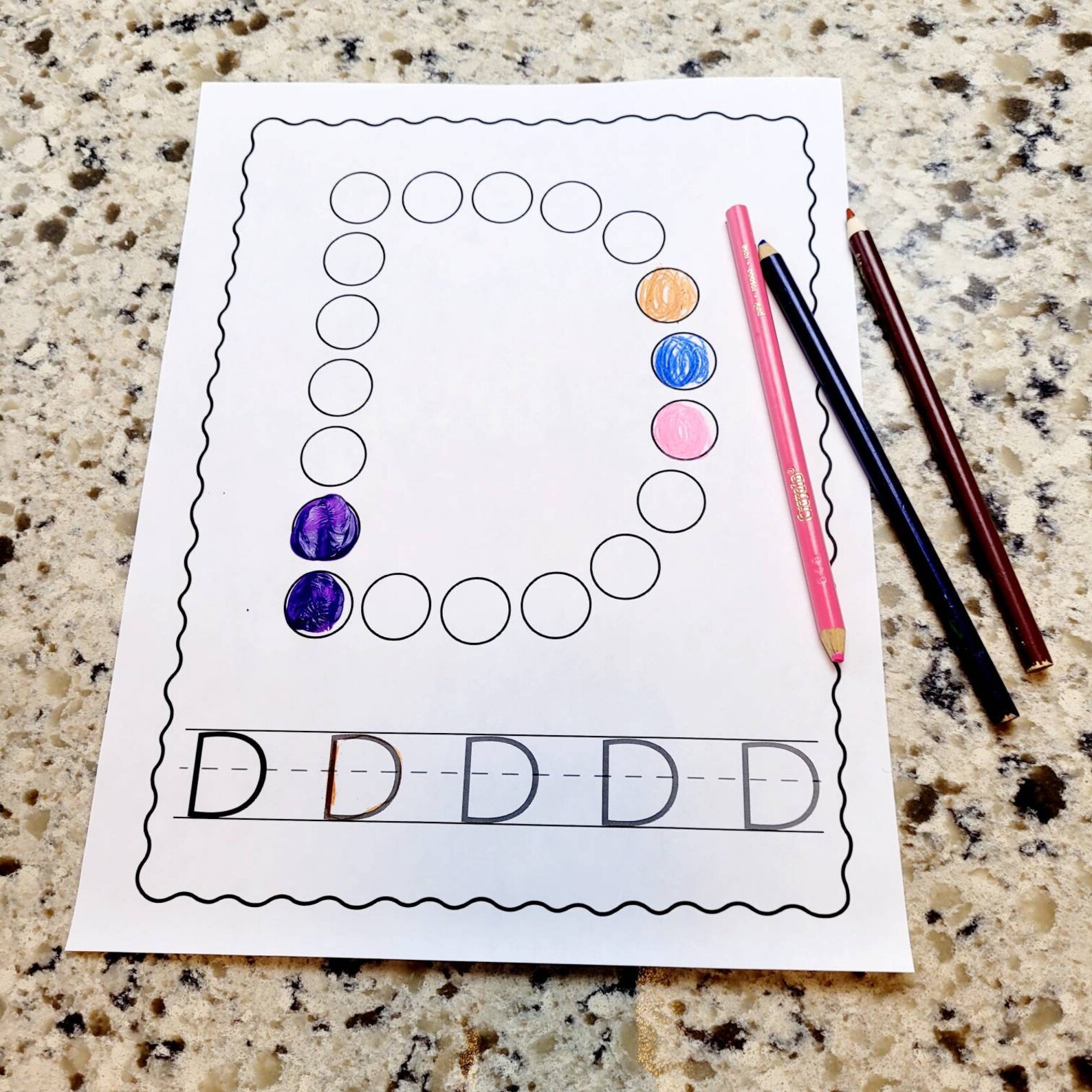 Preschool Curriculum Learn Alphabet Dot to Dot Alphabet - Etsy