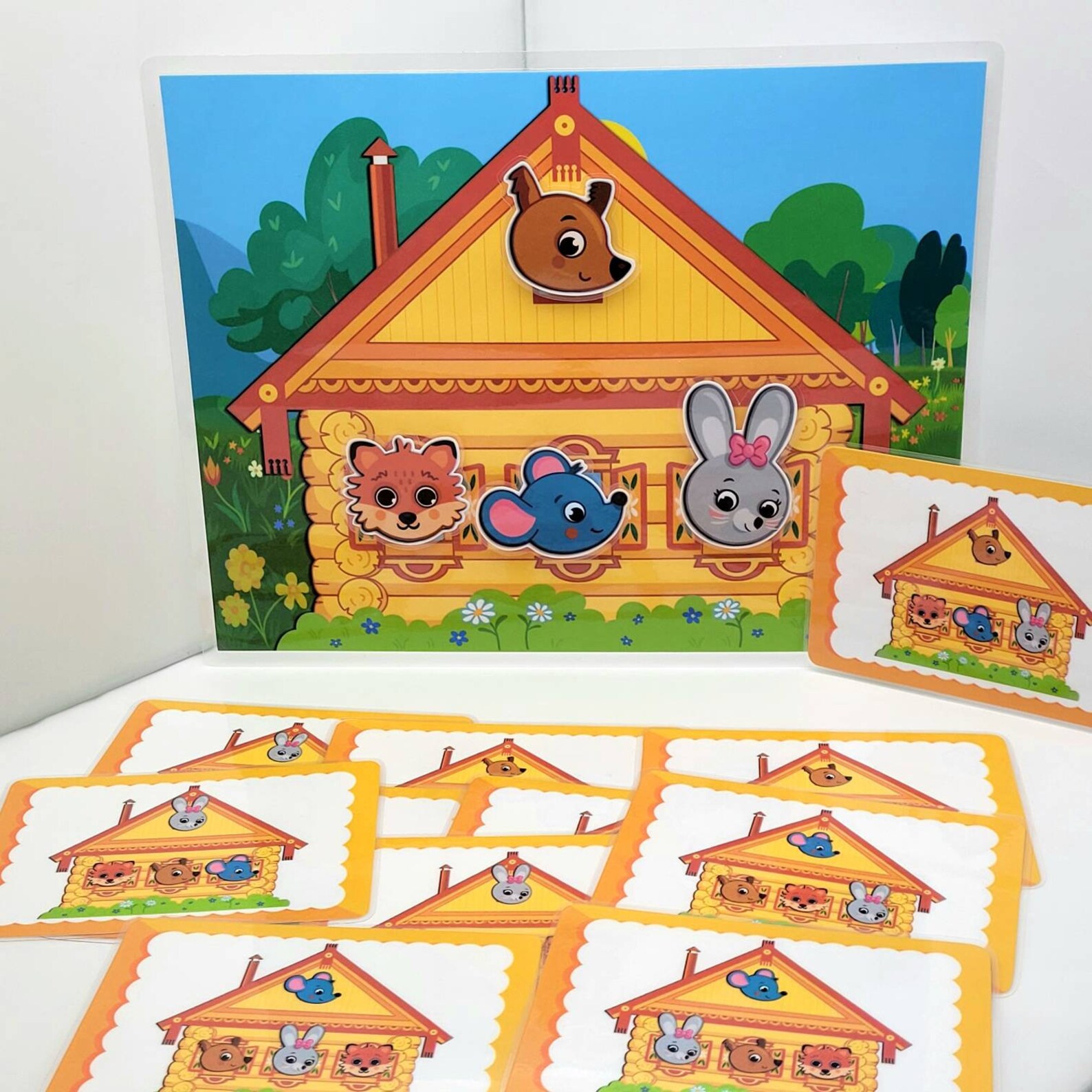 Preschool Education, Pattern Matching Card Game - Etsy Canada