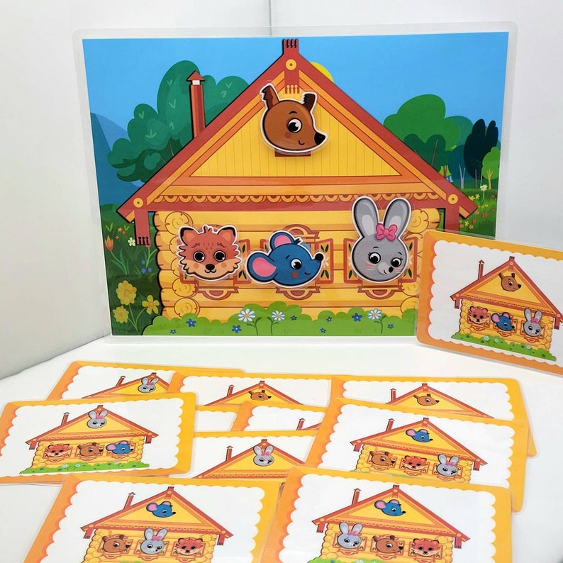 Preschool Education, Pattern Matching Card Game - Etsy