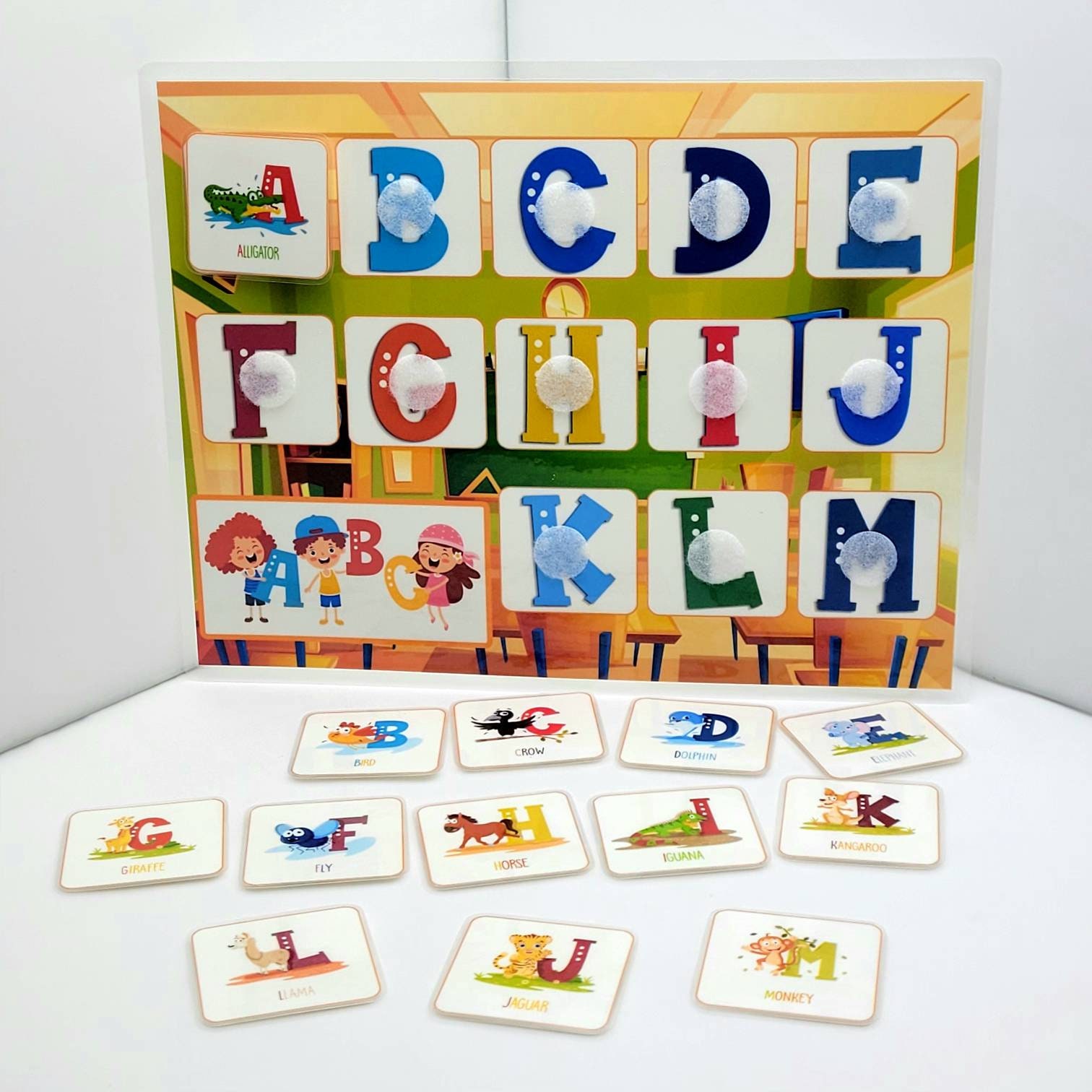 Preschool Alphabet Matching Card Game Alphabet | Etsy