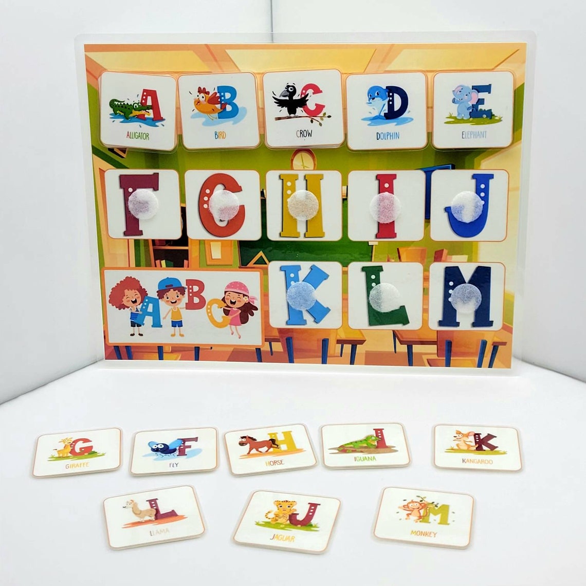 Preschool Alphabet Matching Card Game Alphabet | Etsy