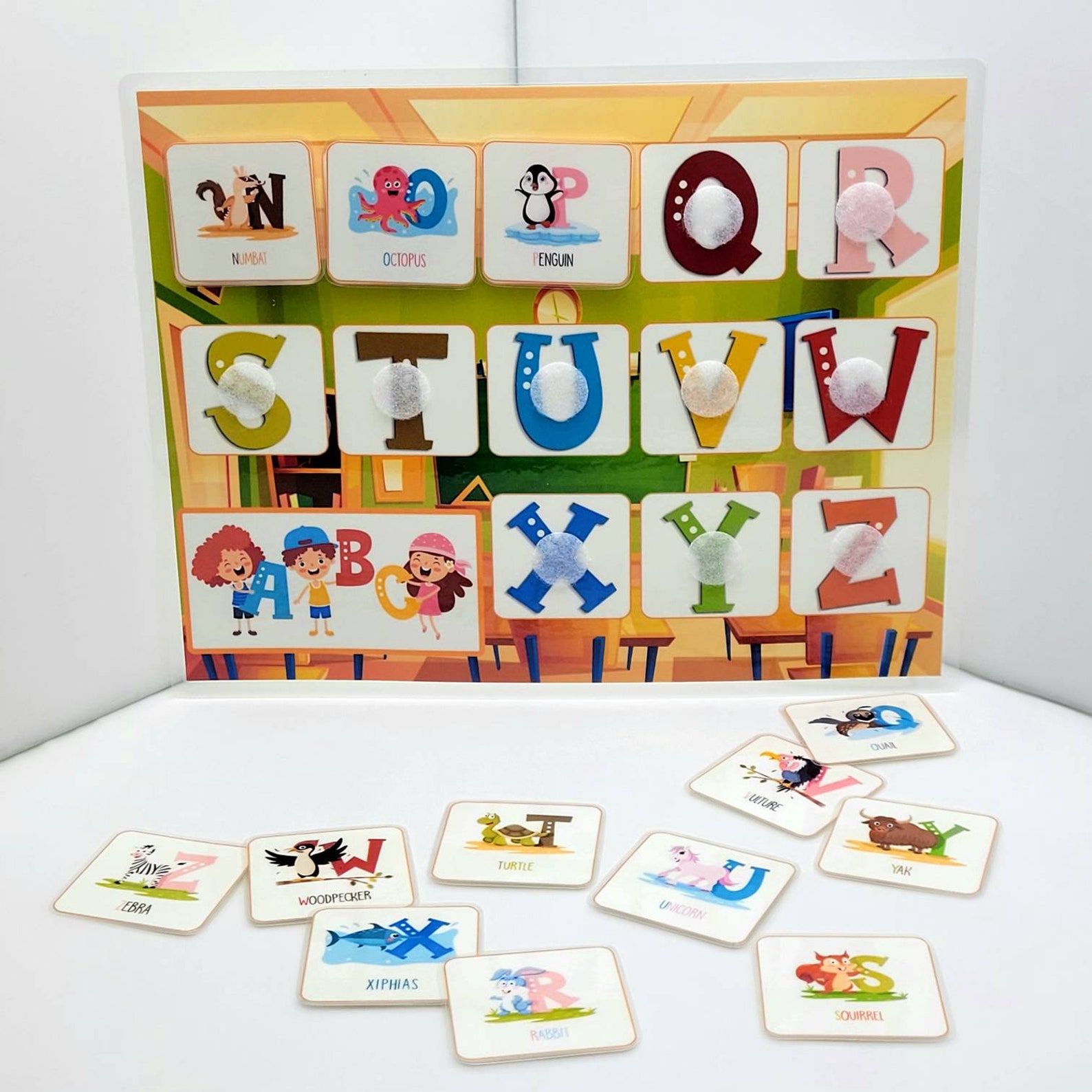 Preschool Alphabet Matching Card Game Alphabet - Etsy