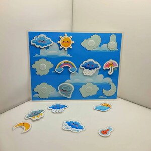 Child Vocabulary Game, Matching Card Game, Weather Activity - Etsy