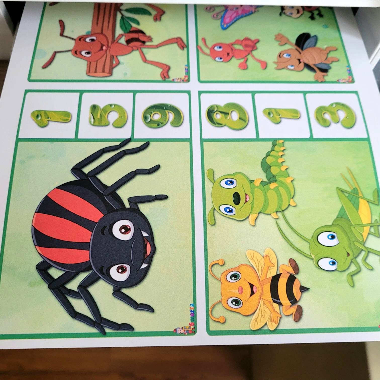 Preschool Math Math Cards Printable - Etsy