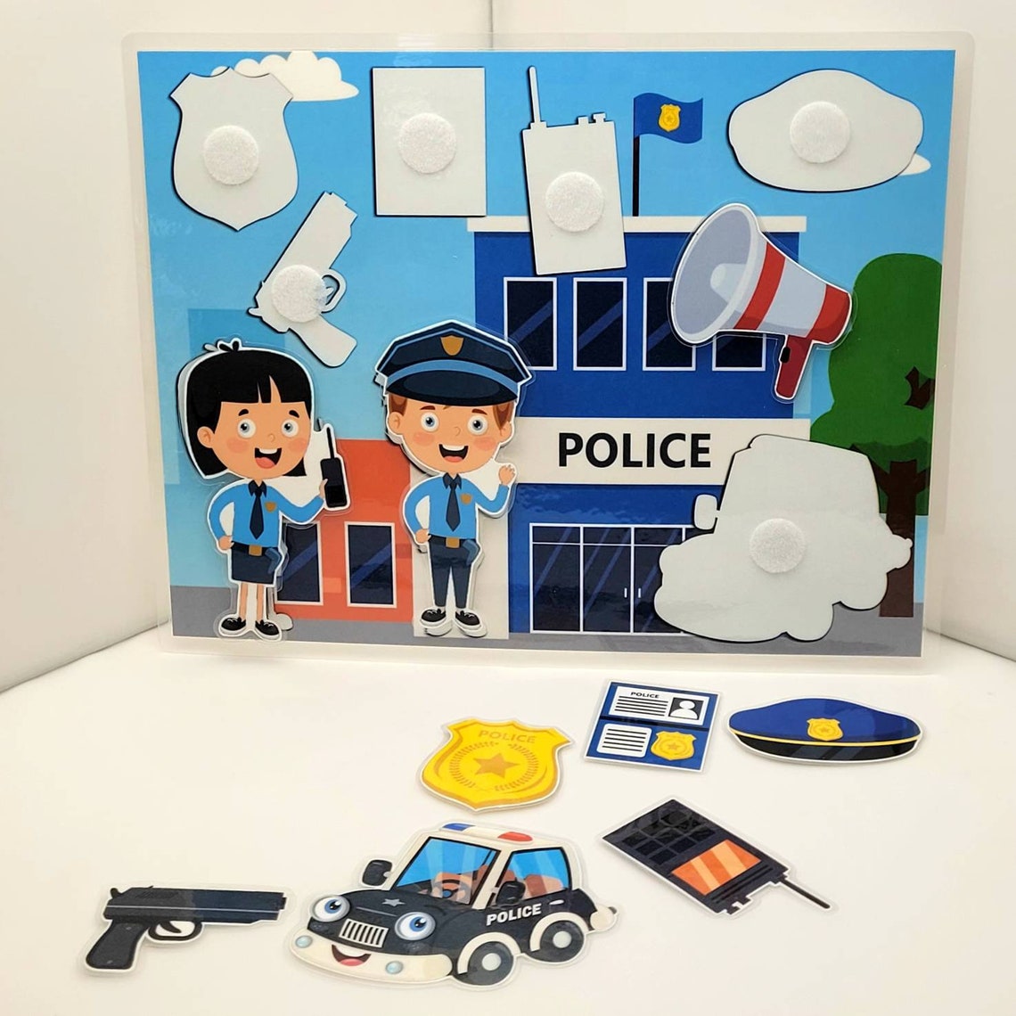 Printable Curriculum Matching Card Game Police | Etsy