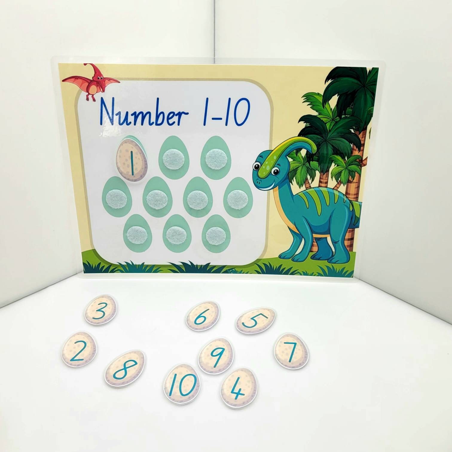 Preschool Math Game, Dinosaurs Activity - Etsy