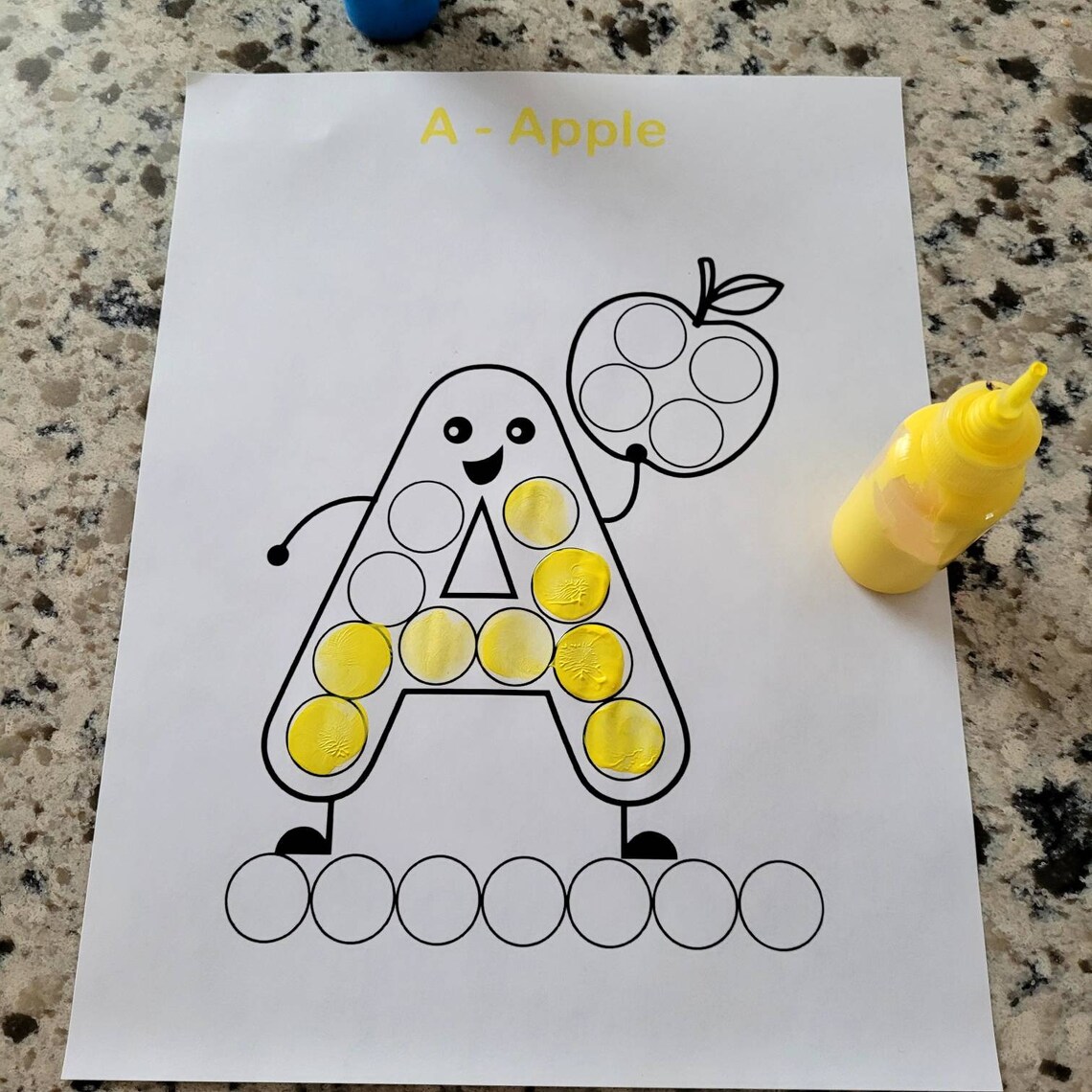 Preschool Alphabet Dot to Dot Alphabet Activity - Etsy