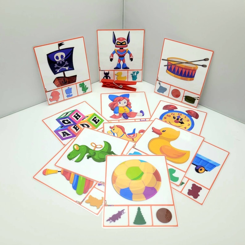 Matching Card Game, Preschool Cards Toys - Etsy