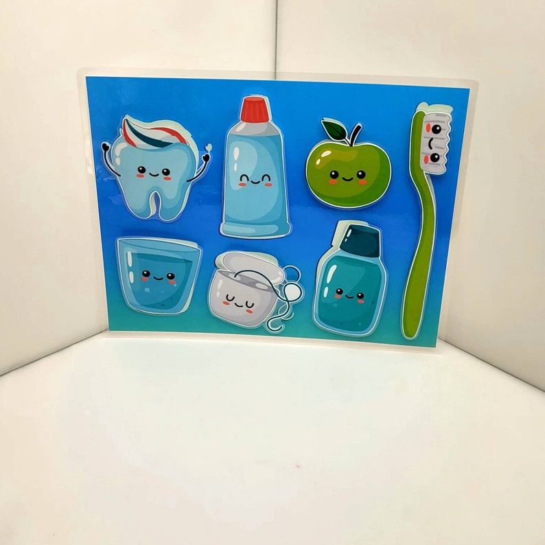 Dental Health Matching Game | Hygiene Printable Cards (digital Download ...