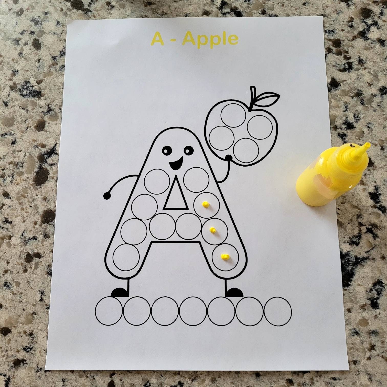 Preschool Alphabet Dot to Dot Alphabet Activity - Etsy