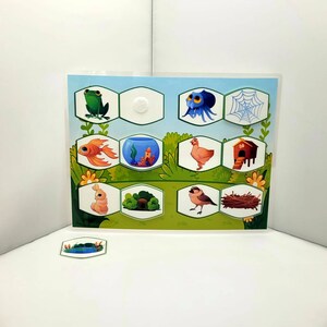 Preschool Animals Activity, Matching Card Game - Etsy