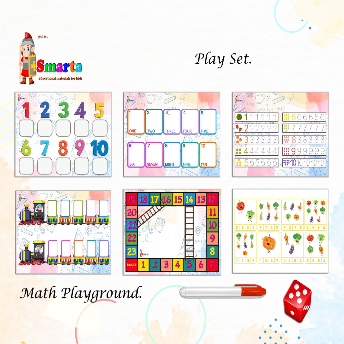 Math Games Math Worksheets Printable - Etsy Canada