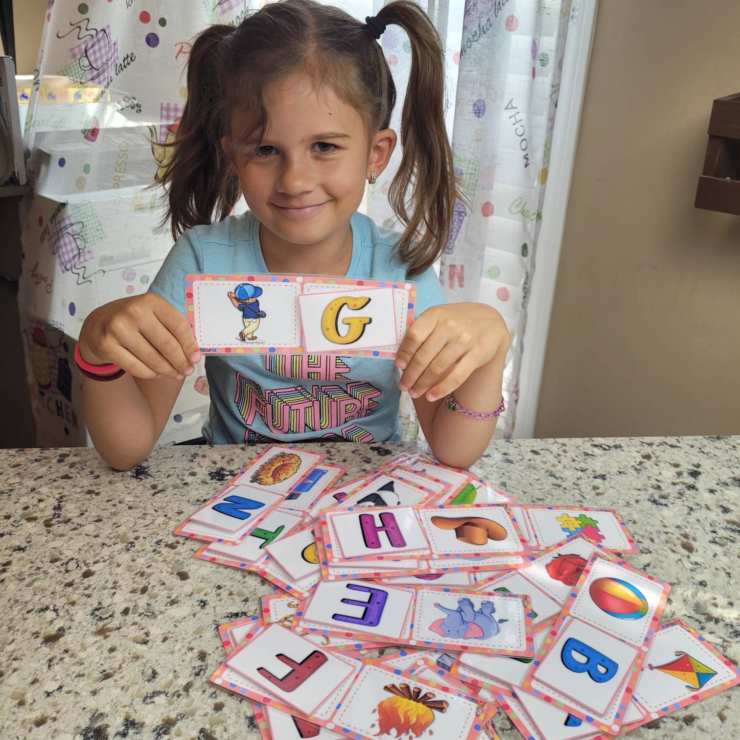 Preschool Alphabet Cards Matching Card Game - Etsy