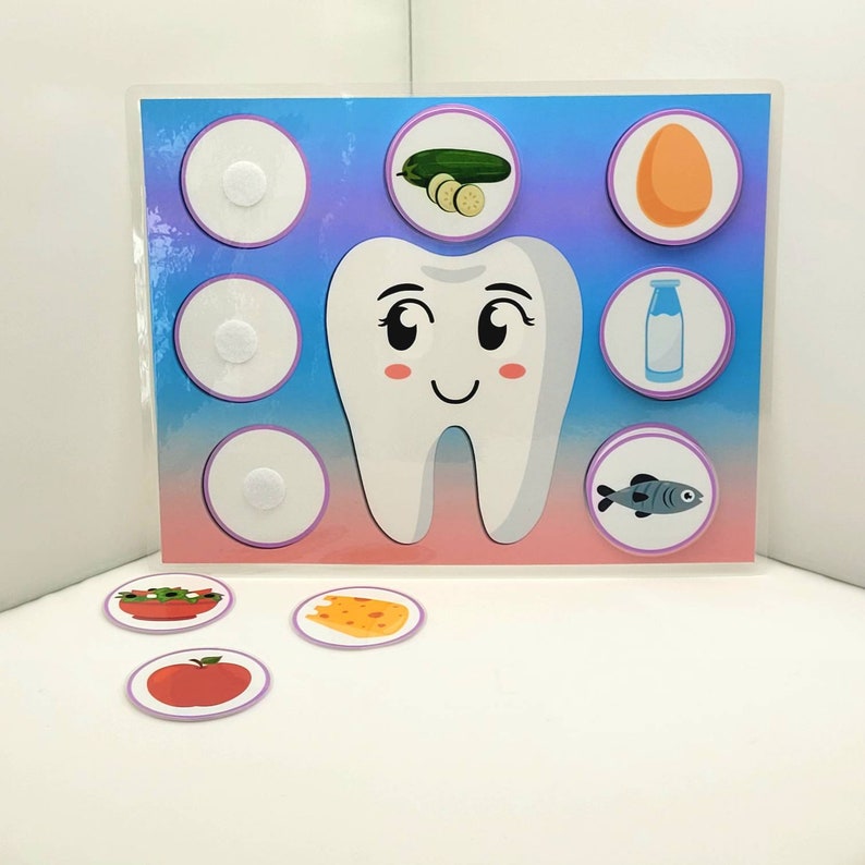 Preschool Curriculum Matching Card Game Dental Health - Etsy