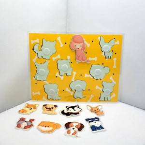 Matching Card Game, Learn Animals Activity - Etsy