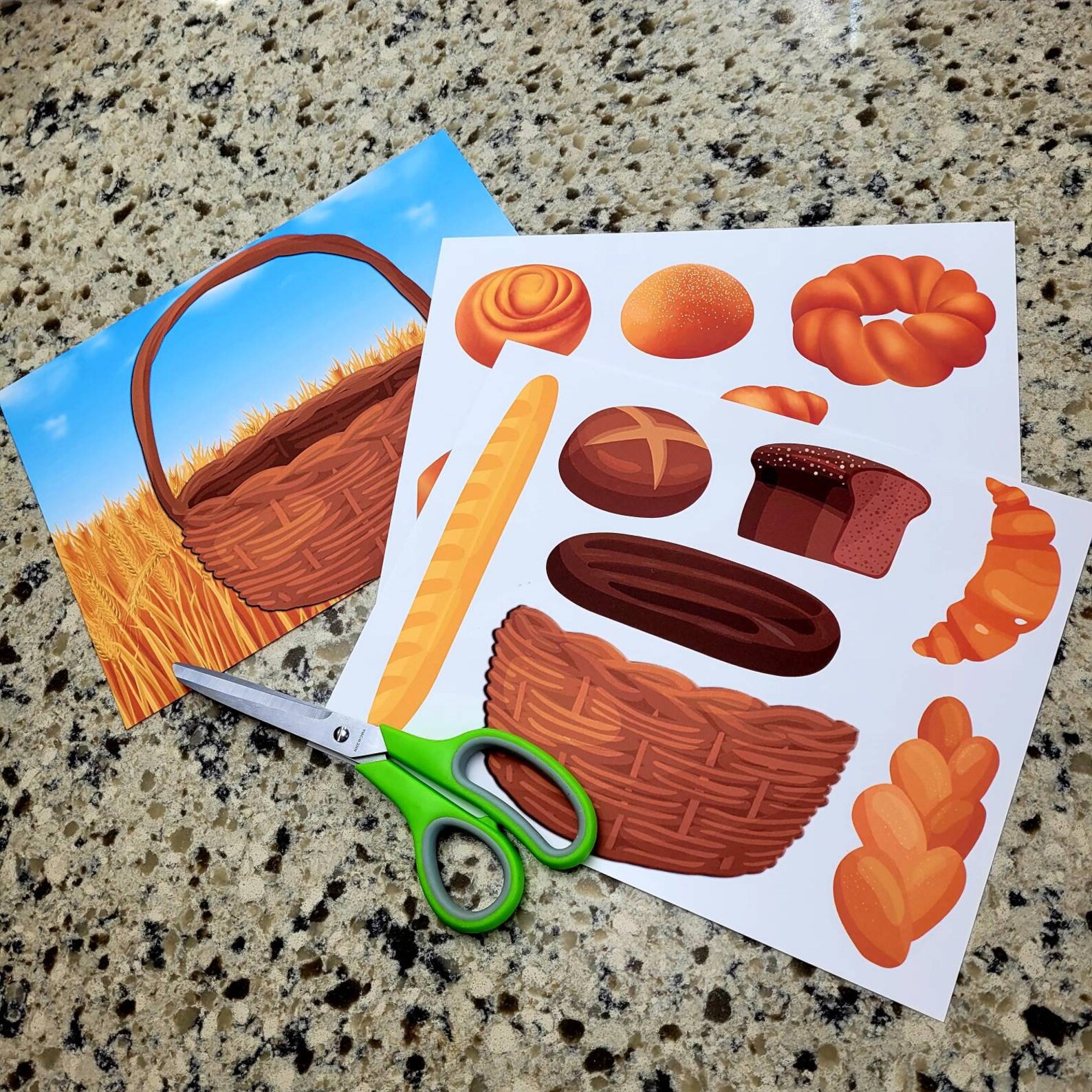 Preschool Worksheets Educational Activity Bakery - Etsy