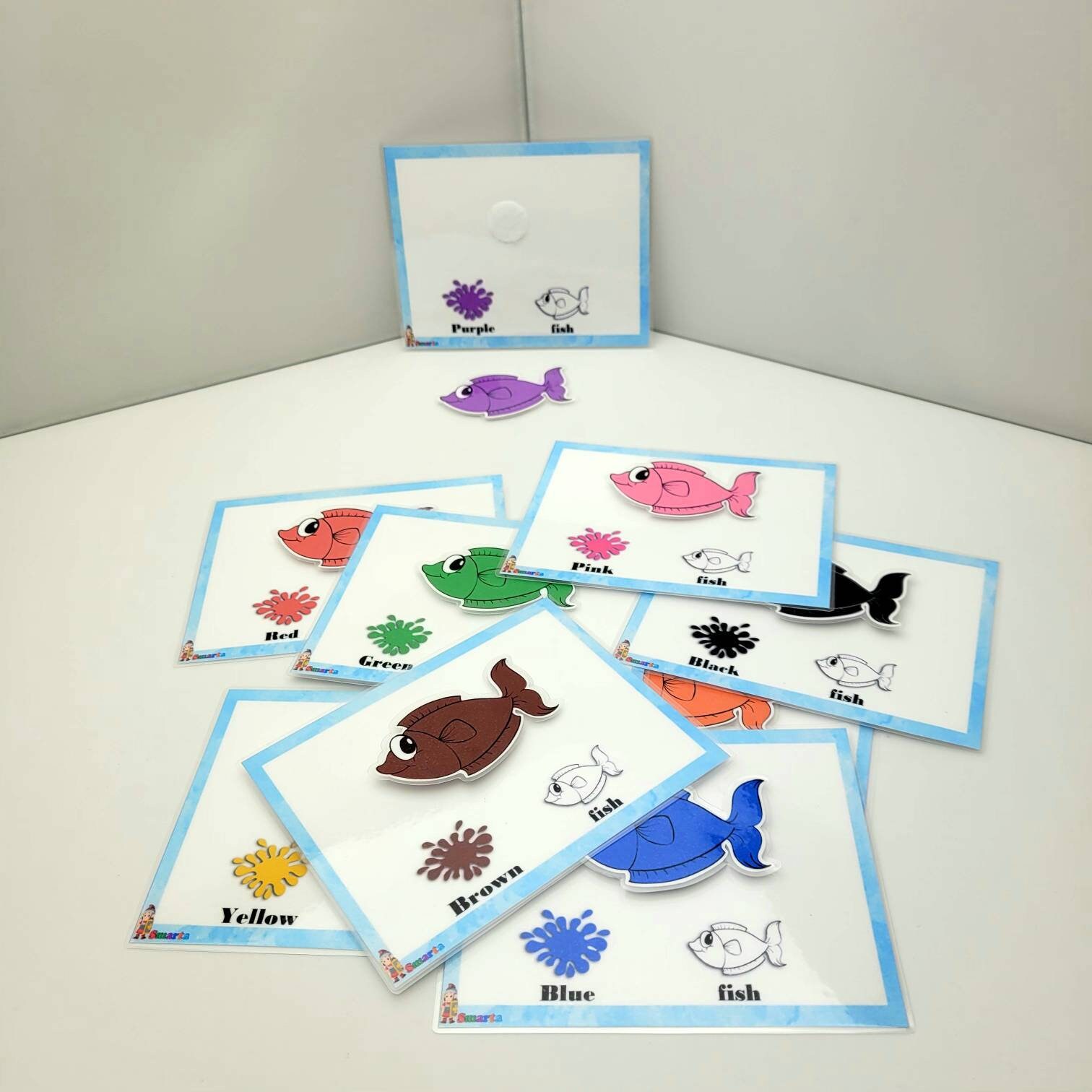 Matching Card Game, Learn Colors Activities - Etsy