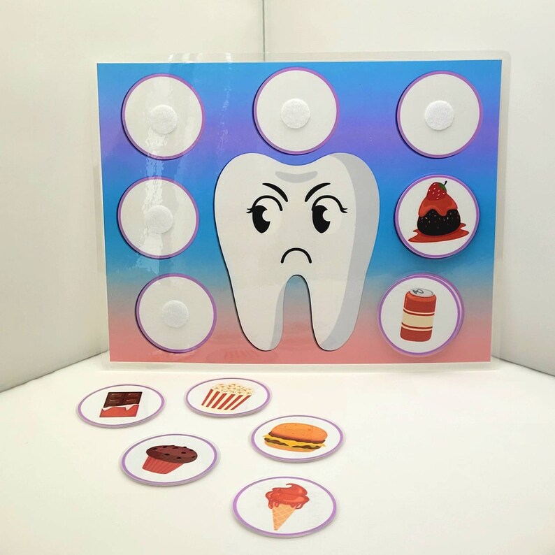 Preschool Curriculum, Matching Card Game, Dental Health Activity - Etsy