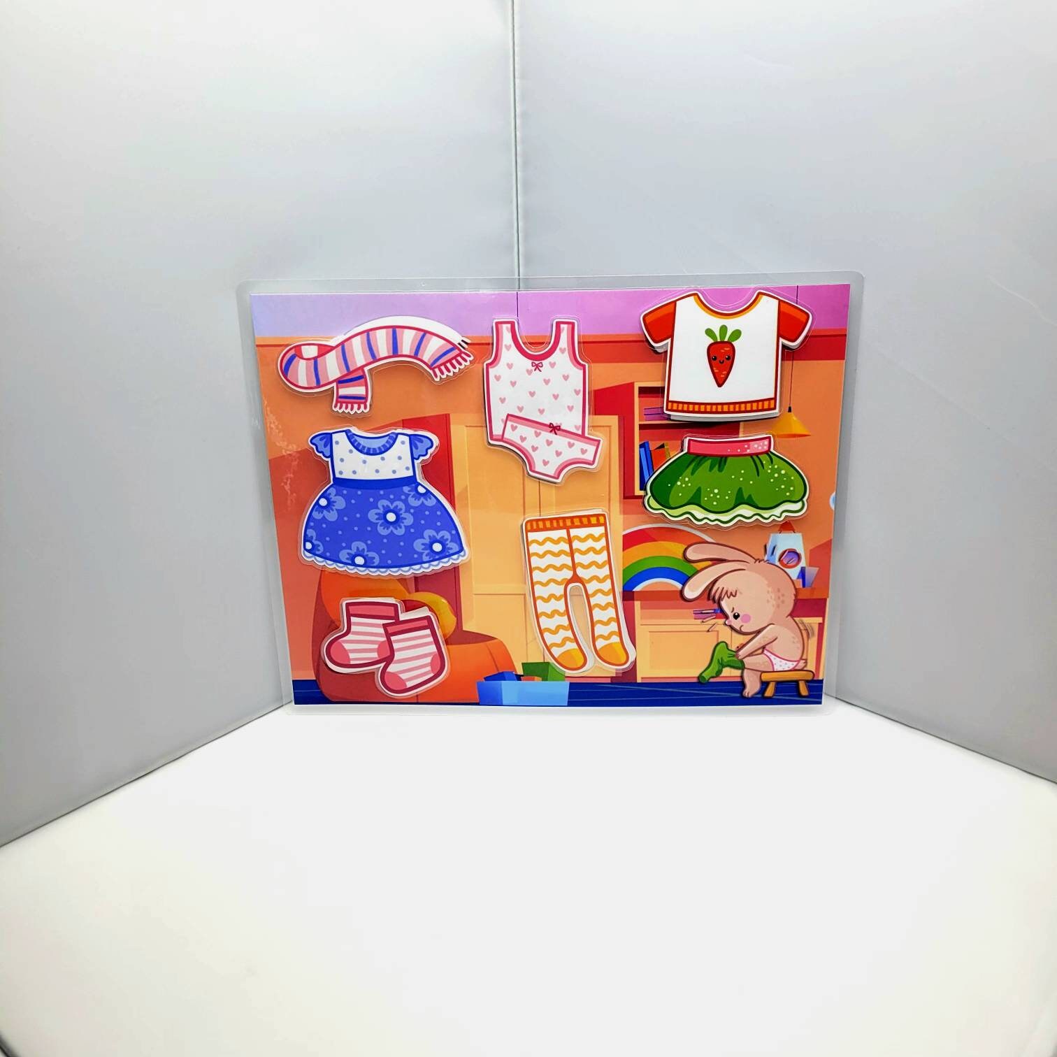 Preschool Curriculum Matching Card Game Learn Clothes - Etsy