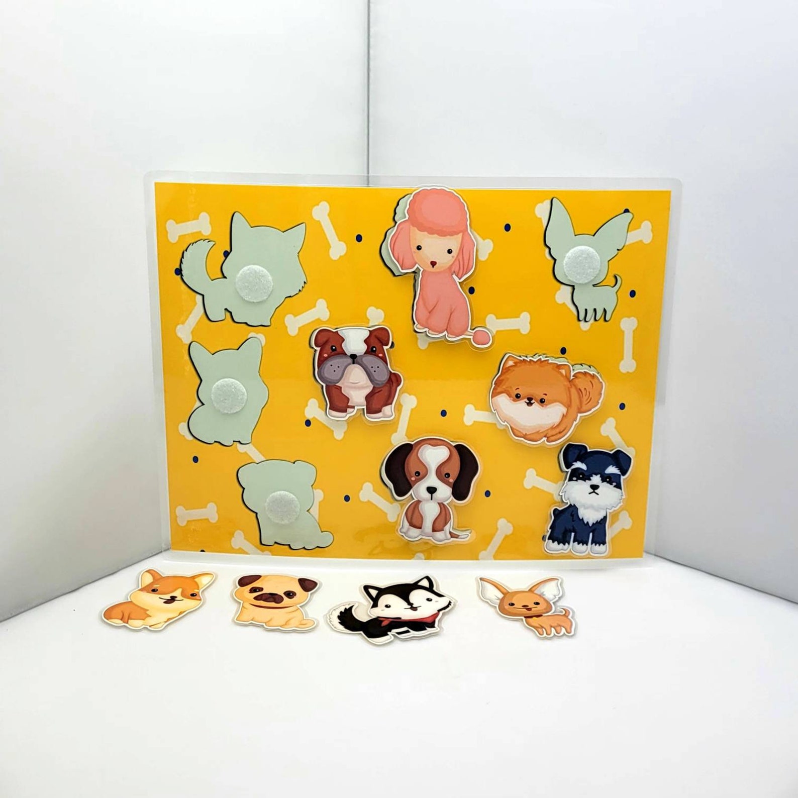 Matching Card Game Learn Animals Activity | Etsy