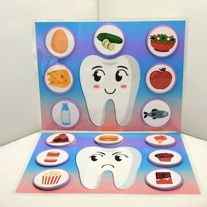 Preschool Curriculum, Matching Card Game, Dental Health Activity - Etsy